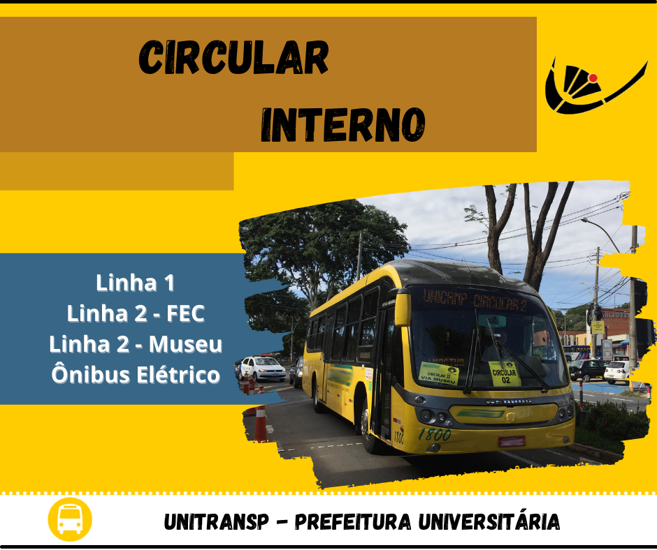 Unitransp - Linhas de circular interno - Prefeitura Universitária - Unicamp